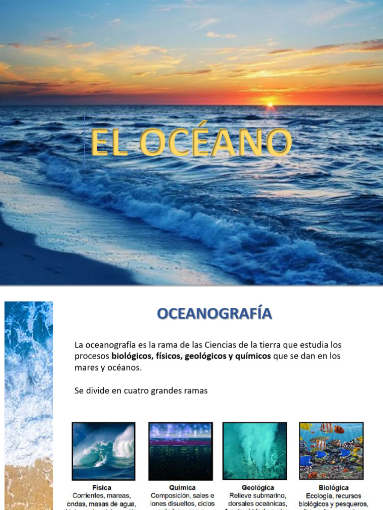 El Océano | PDF | Marea | Océanos