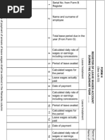 Form - 18 Leave With Wages | PDF