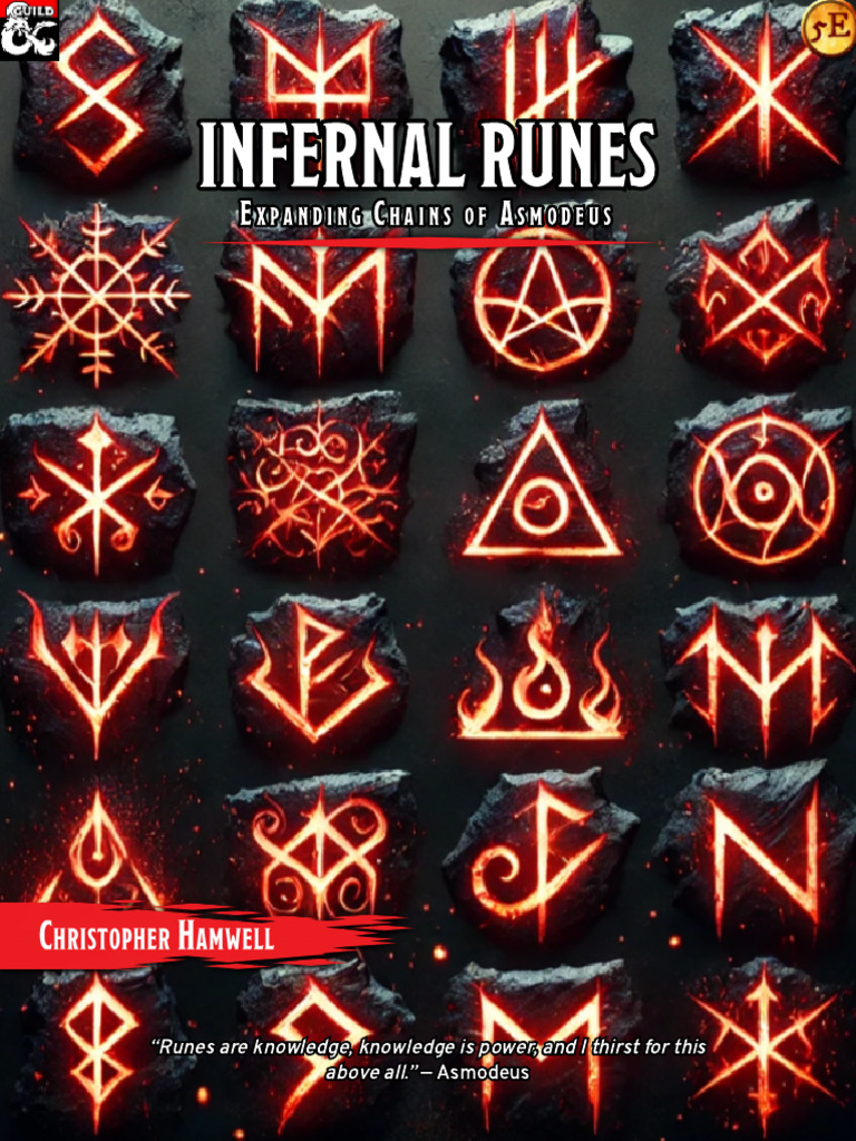 3628189-Infernal Runes - The Homebrewery | PDF | Hell | Alphabet