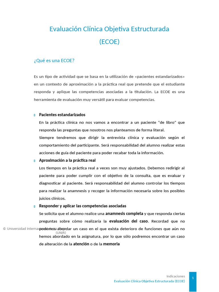 Plantilla Ecoe Neuroclin Act | PDF | Rúbrica (Académica) | Diagnostico medico