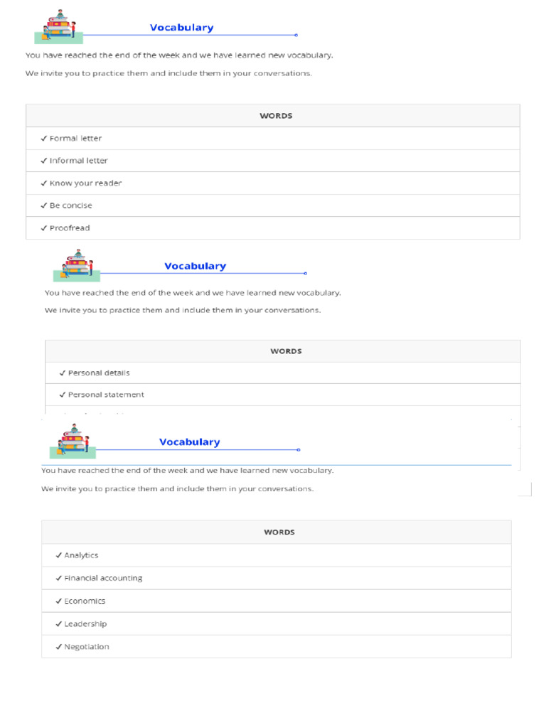 vocabulary ingles | PDF
