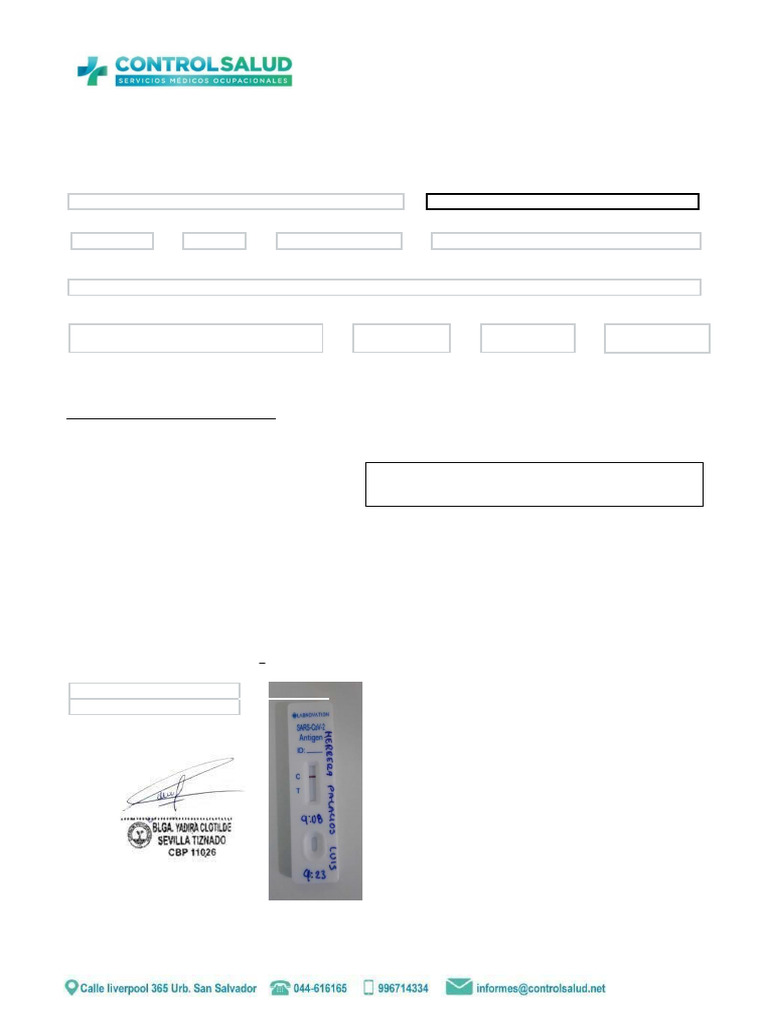 Angulo Castillo Eric Glenn - Covid | PDF