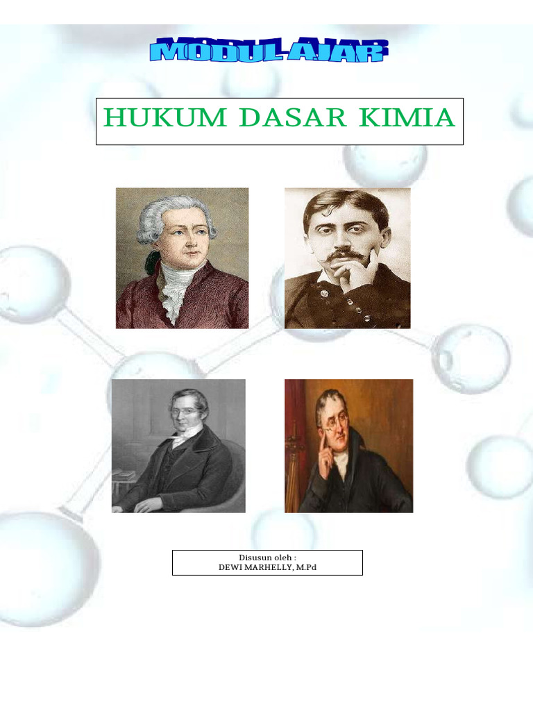 Modul Ajar Hukum-Hukum Dasar Kimia Supervisi | PDF