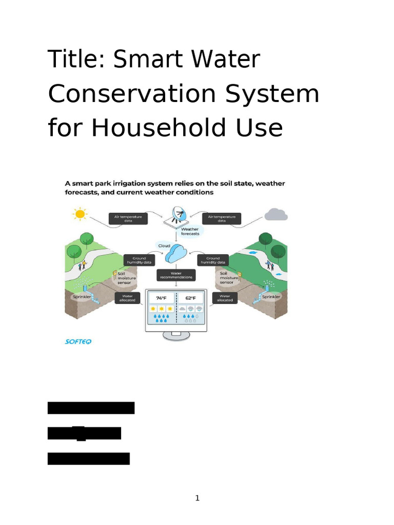 Smart Water Conservation-Output | PDF | Water Conservation | Internet Of Things