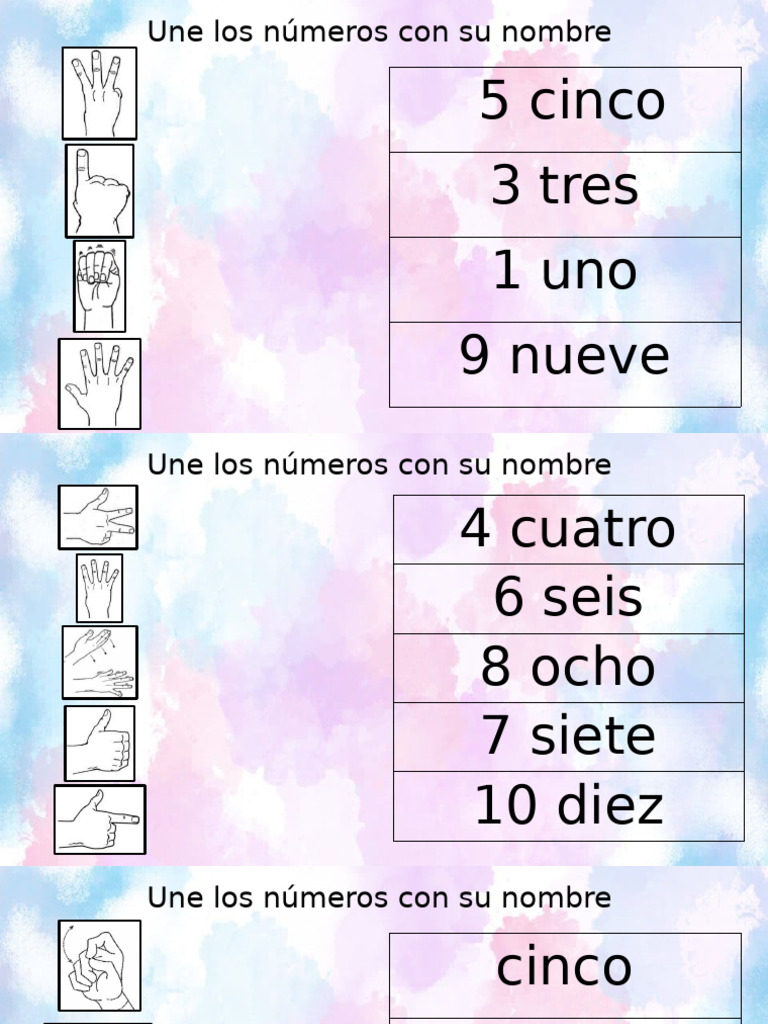 Une Numeros LSM Nombre y Sumas LSM | PDF