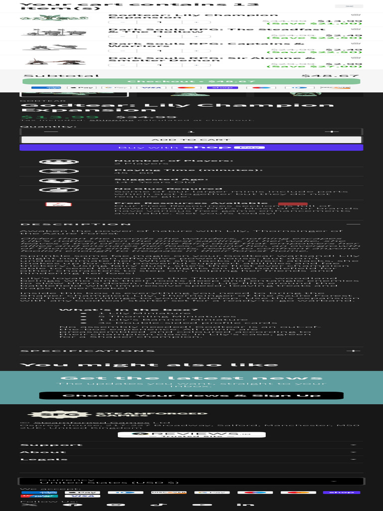 Godtear Lily Champion Expansion | PDF