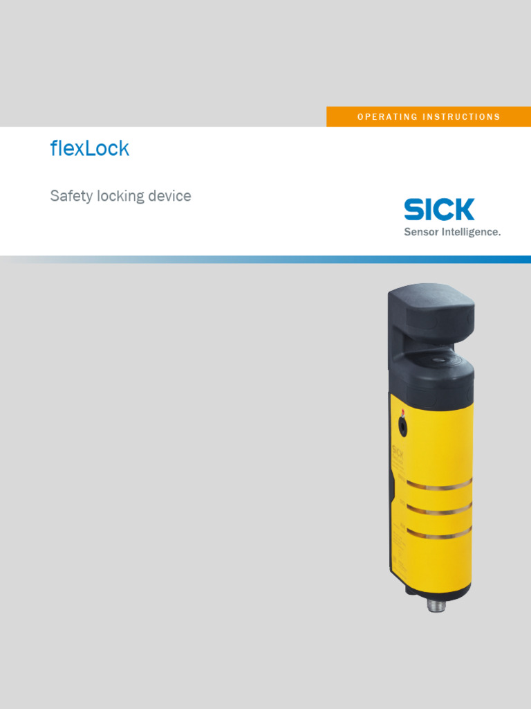 Operating Instructions Flexlock Safety Locking Device en Im0101954 | PDF | Switch | Copyright