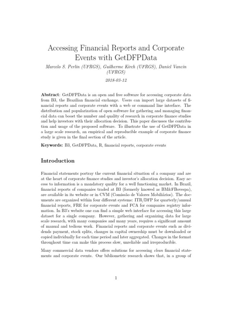 Accessing Financial Report | PDF | R (Programming Language) | World Wide Web