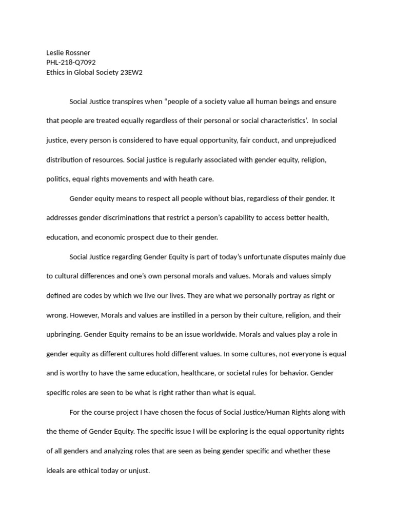 PHL 218 Module Two Project Proposal | PDF | Justice | Crime & Violence