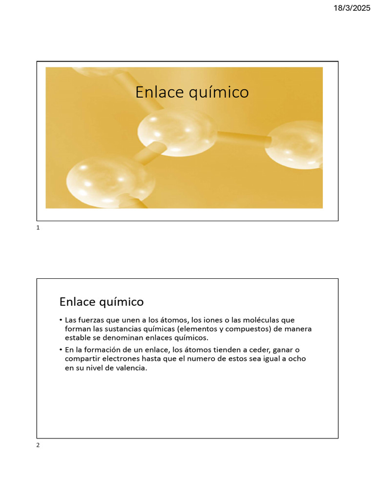 Valencia iónica y enlaces químicos | PDF | Enlace químico | Enlace iónico