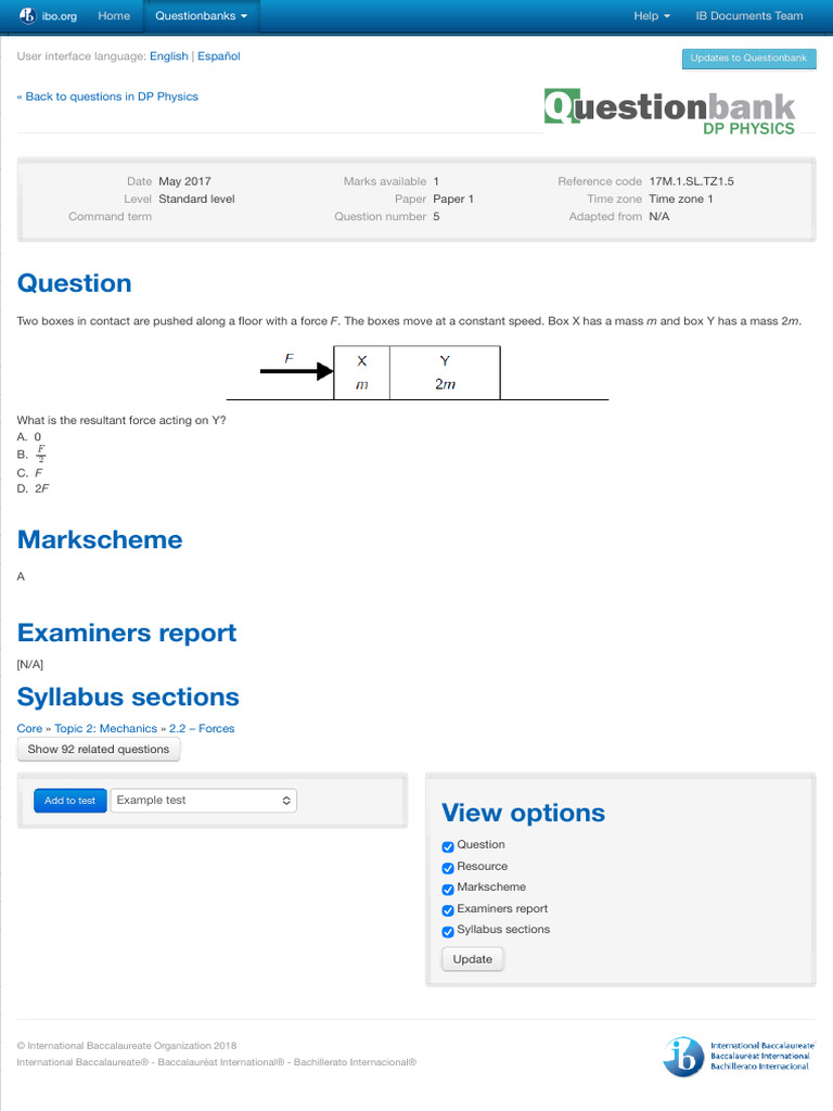 IB Questionbank | PDF