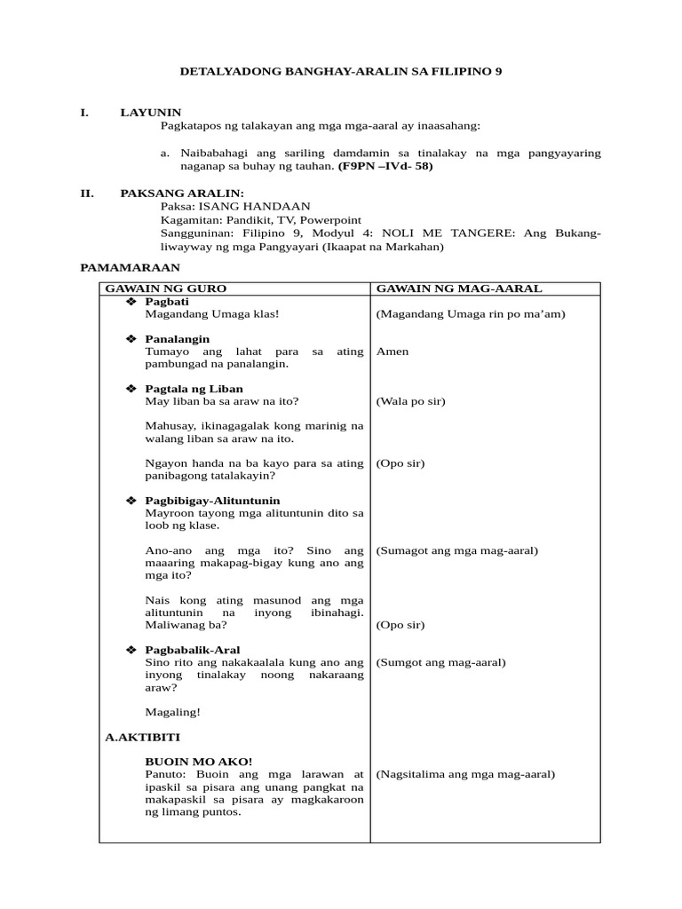 9 - Ang Hapunan | PDF