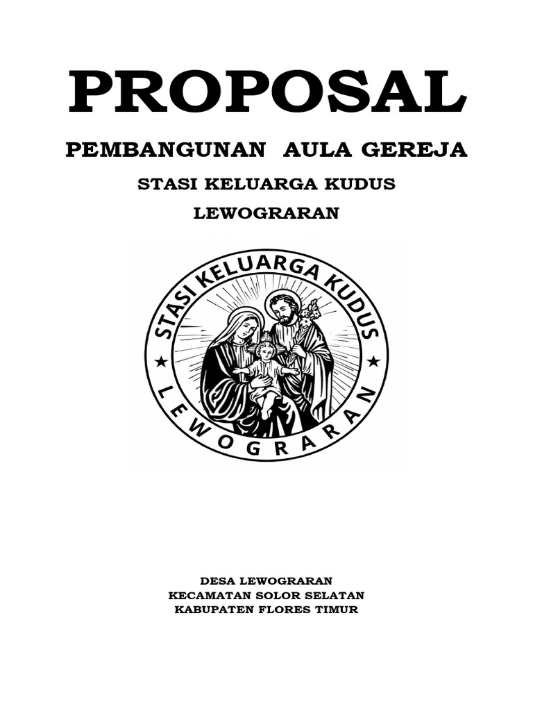 Proposal Pembangunan Aula Gereja | PDF