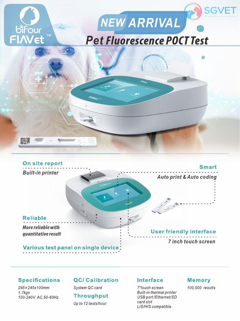 Brochure - Fiavet ImmunoFluorescence POCT | PDF