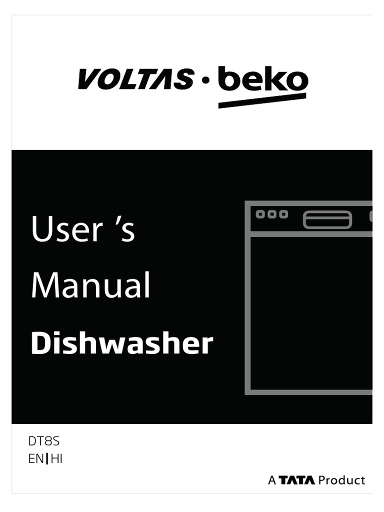DT8S Dishwasher User Manual | PDF | Dishwasher | Tableware