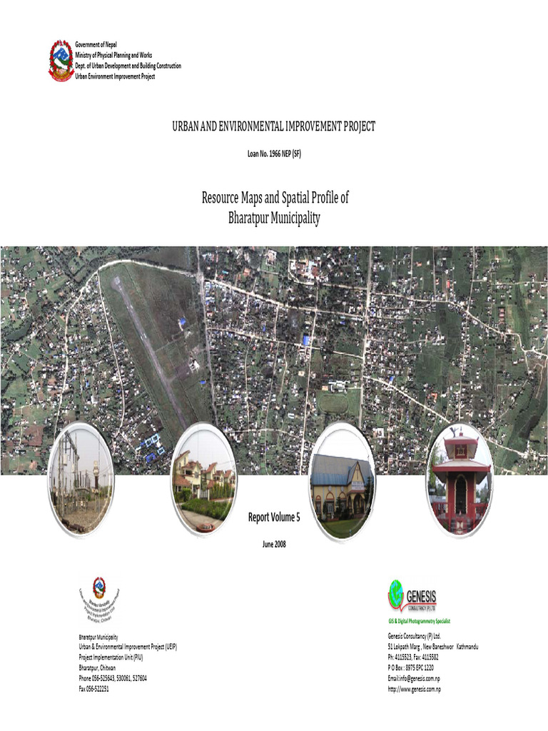 ResourceMap & Spatial Profile of Bharatpur Municipality | PDF ...