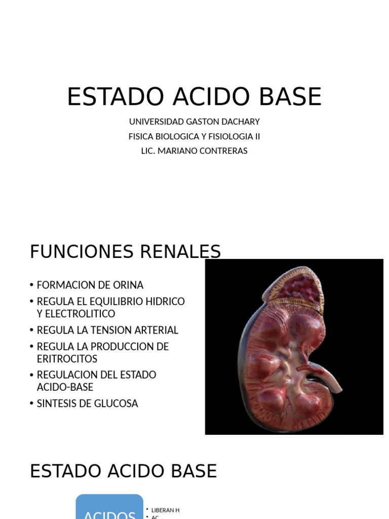 Estado Acido Base | PDF
