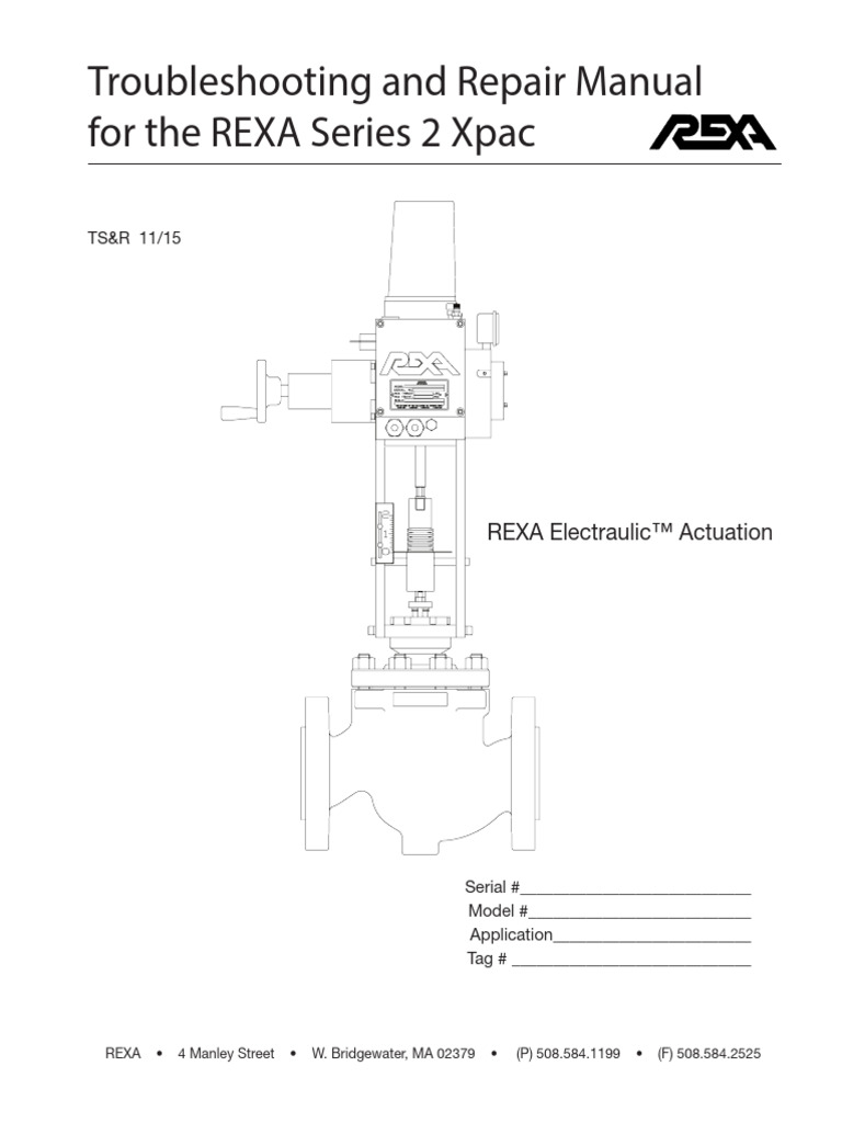 Rexa TSR X2 | PDF | Servomechanism | Actuator