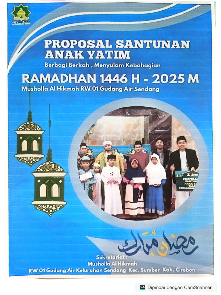 Proposal Santunan Anak Yatim Ramadhan 1446 H 2025 M | PDF