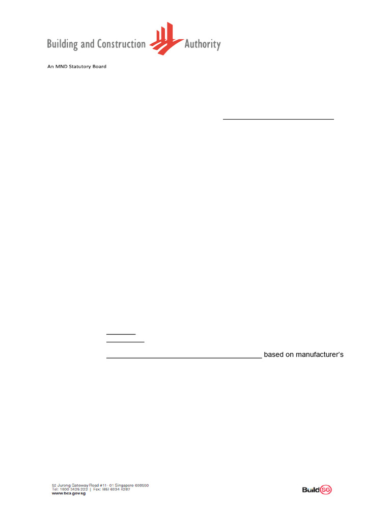Advisory On Good Practices For Design and Maintenance of Acmv Fixtures ...