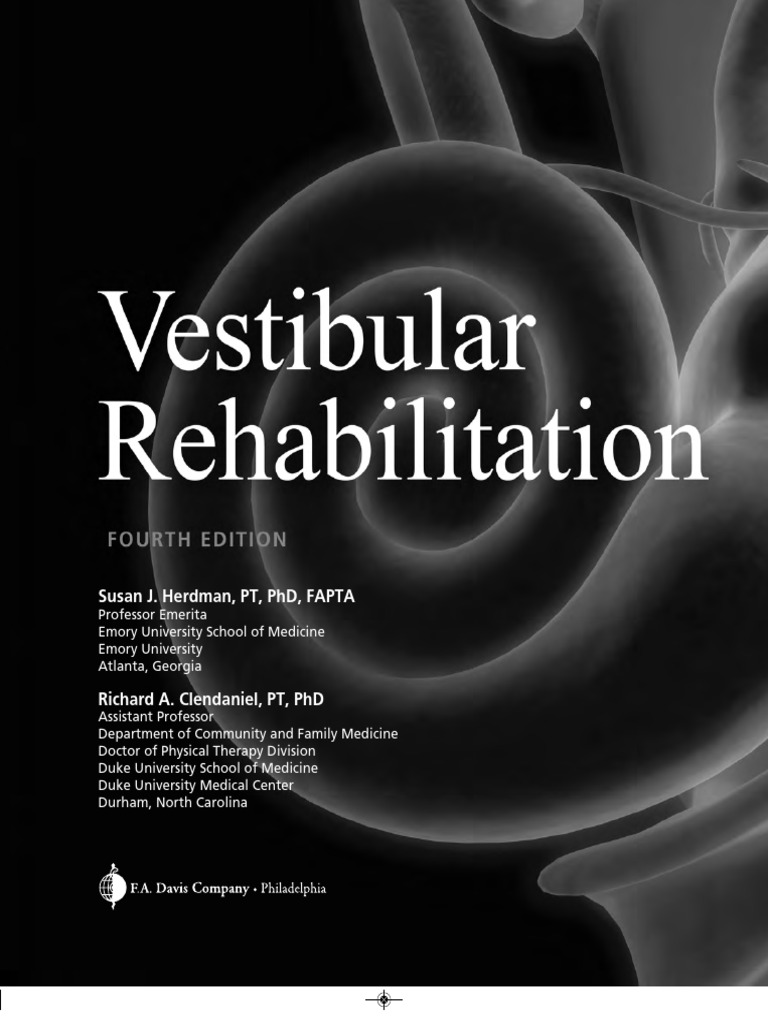 Rehabilitación Vestibular (Hermand y Clendaniel) Capitulo 1-2-4-10-20 | PDF | Vestibular System ...