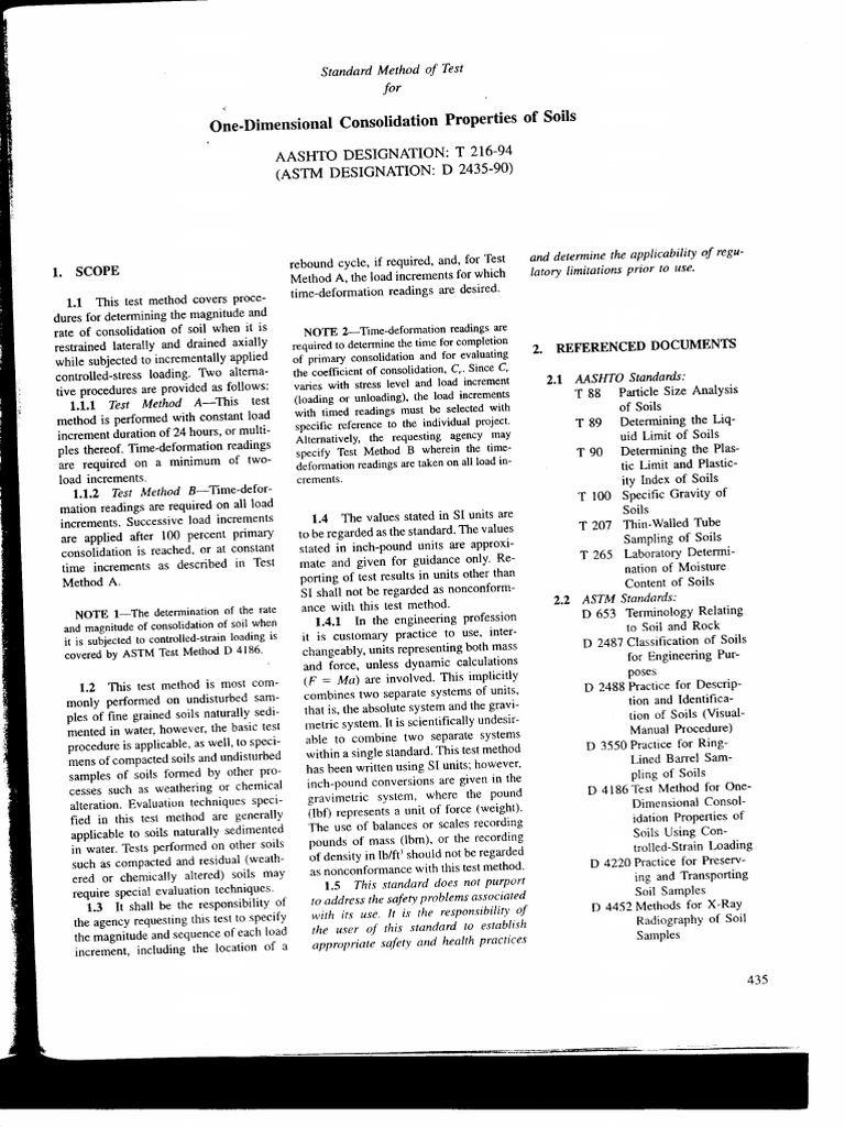 Aashto T216-94 | PDF