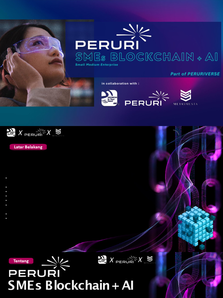 SMEs_BLOCKCHAIN_AI_by_PERURI_METASMESTA_INDONESIA_IN_YOUR_HAND_2024 | PDF