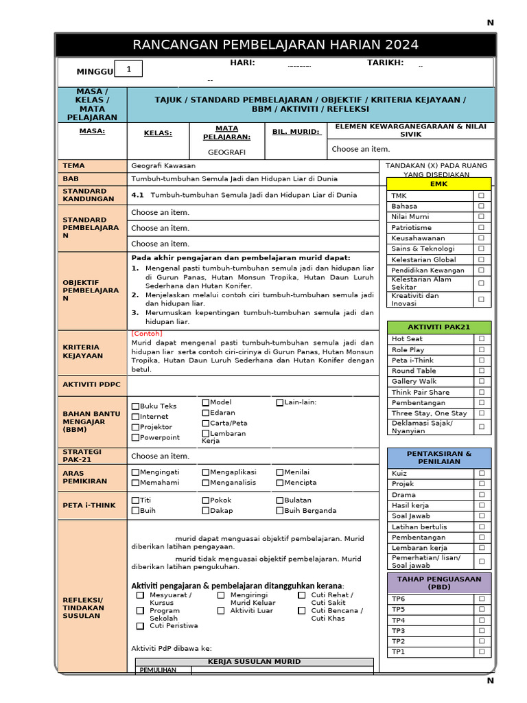 e-RPH GEOGRAFI Ting 3 - BAB 8 | PDF