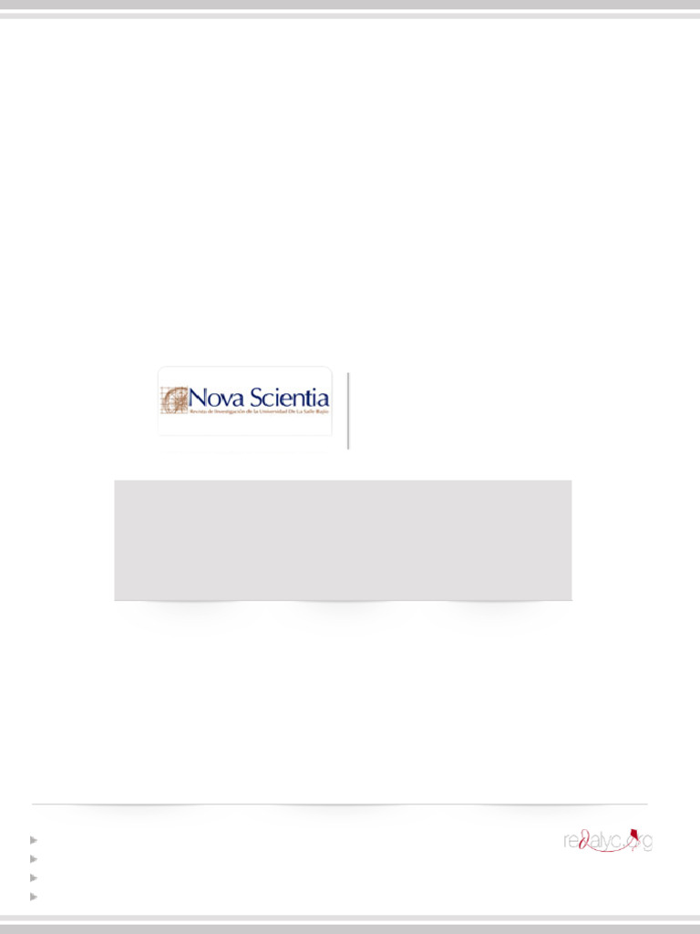 E-Issn: Nova - Scientia@delasalle - Edu.mx | PDF | Generador eléctrico | Ecuaciones