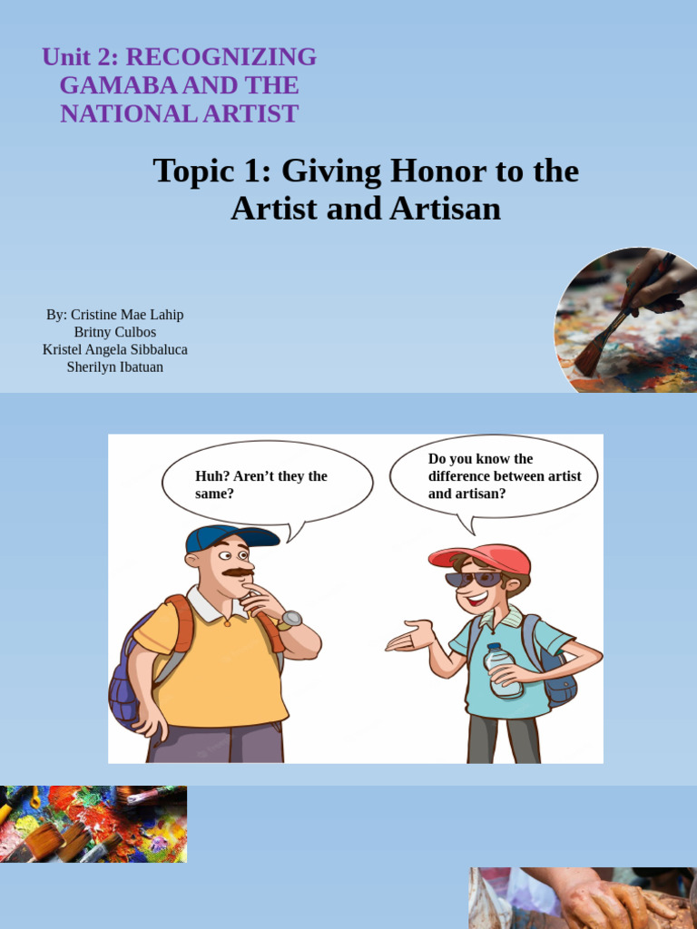 GAMABA: Honoring Filipino Artisans | PDF | Weaving | Philippines