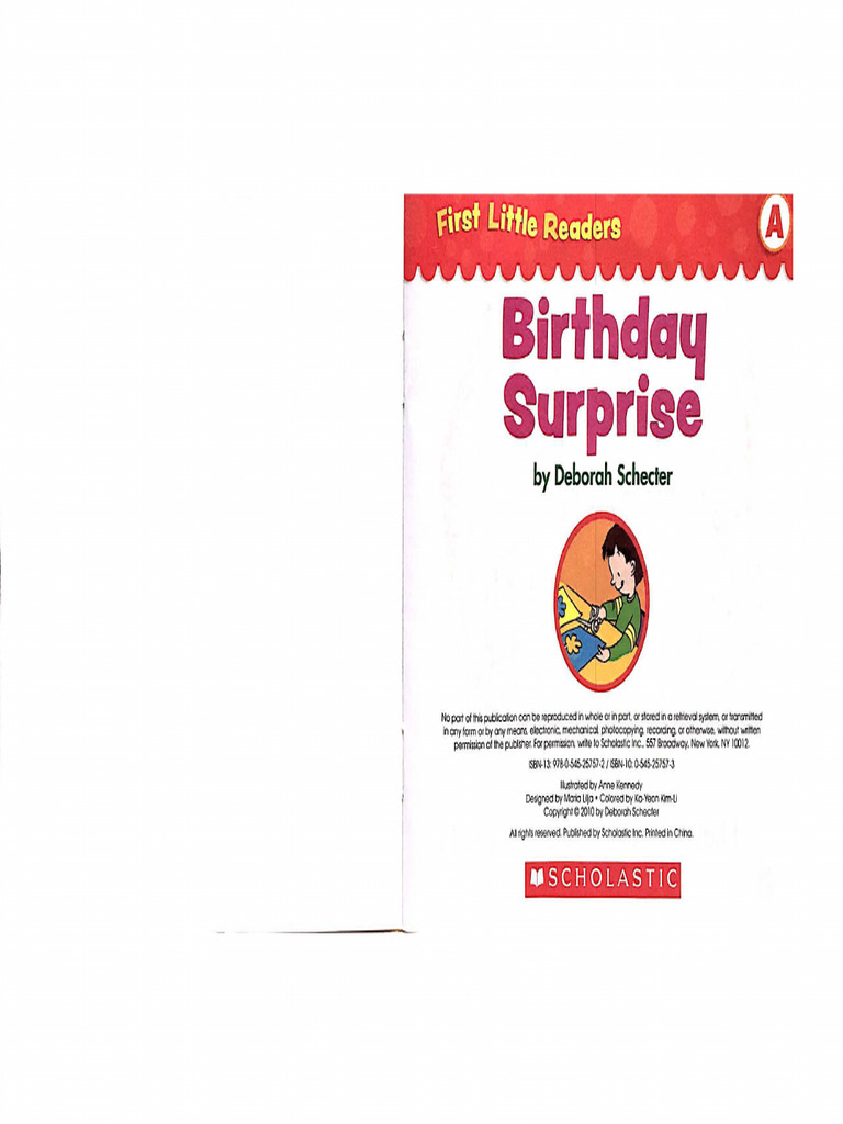 First Little Readers - A05 - Birthday Surprise | PDF