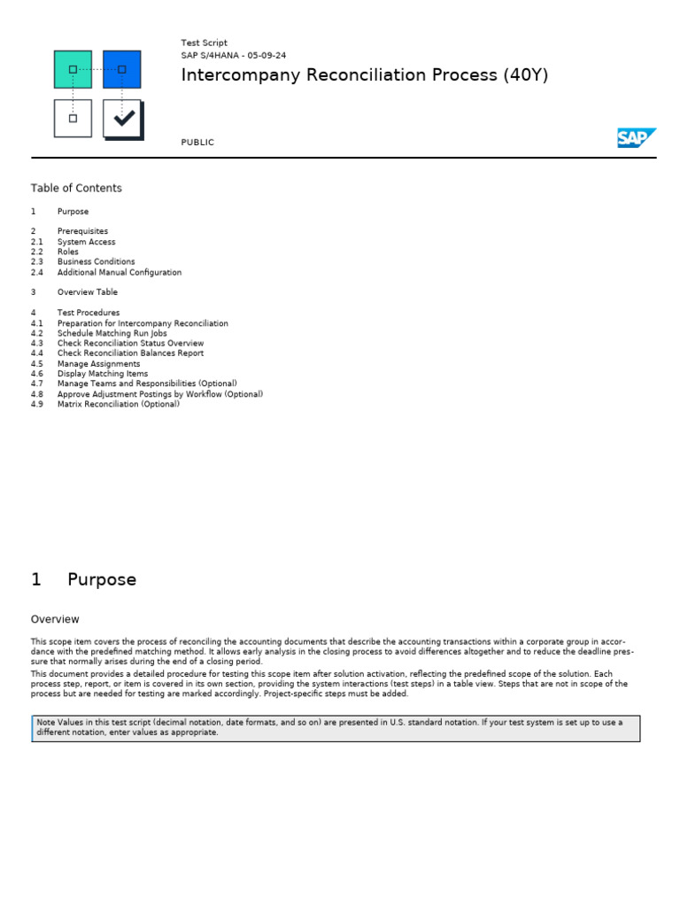40Y - S4HANA2023-FPS02 - BPD - EN - XX - Intercom Recon Process | PDF ...