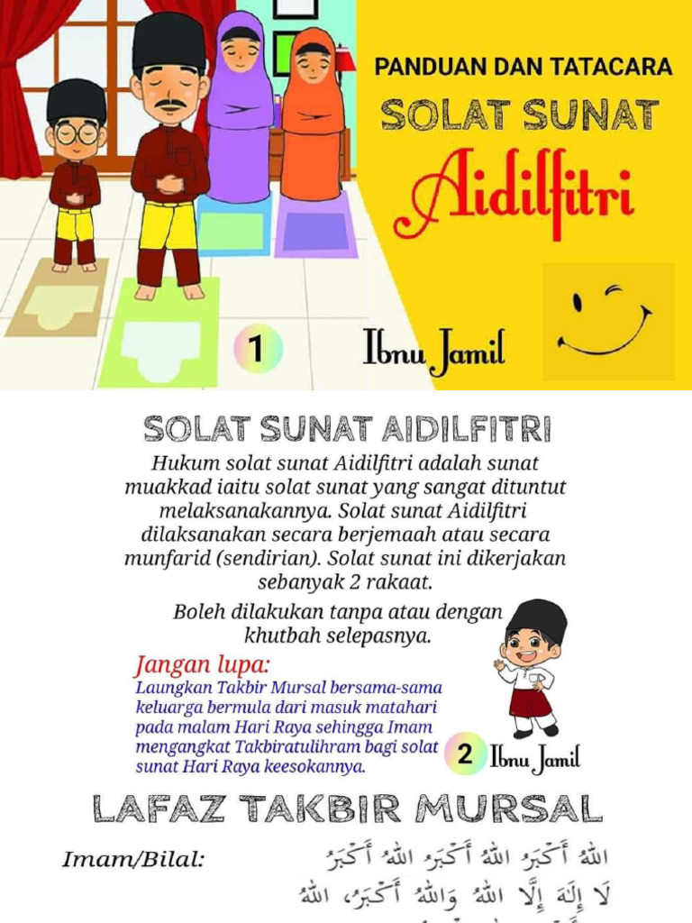 Panduan Solat Aidilfitri | PDF