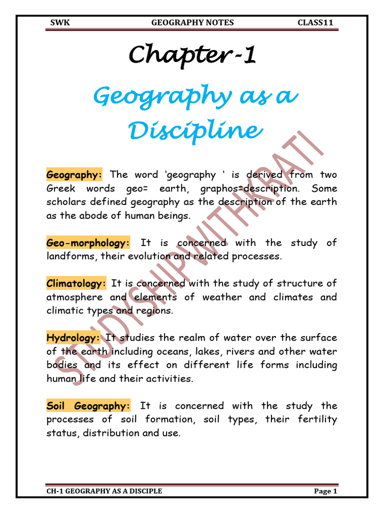 Geography Class 11 | PDF | Plate Tectonics | Rock (Geology)