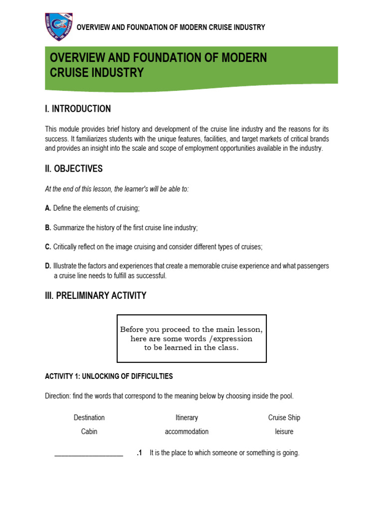 07312021 TMELEC1-Module for Week 1 | PDF | Ocean Liners | White Star Line