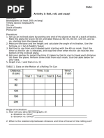 Activity - Ramp Investigation Lab Guide - Makiyah Myles | PDF