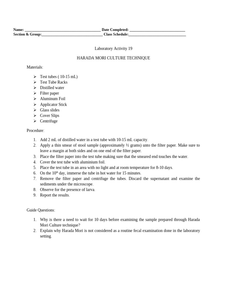 LABORATORY-ACTIVITY-19-HARADA-MORI | PDF