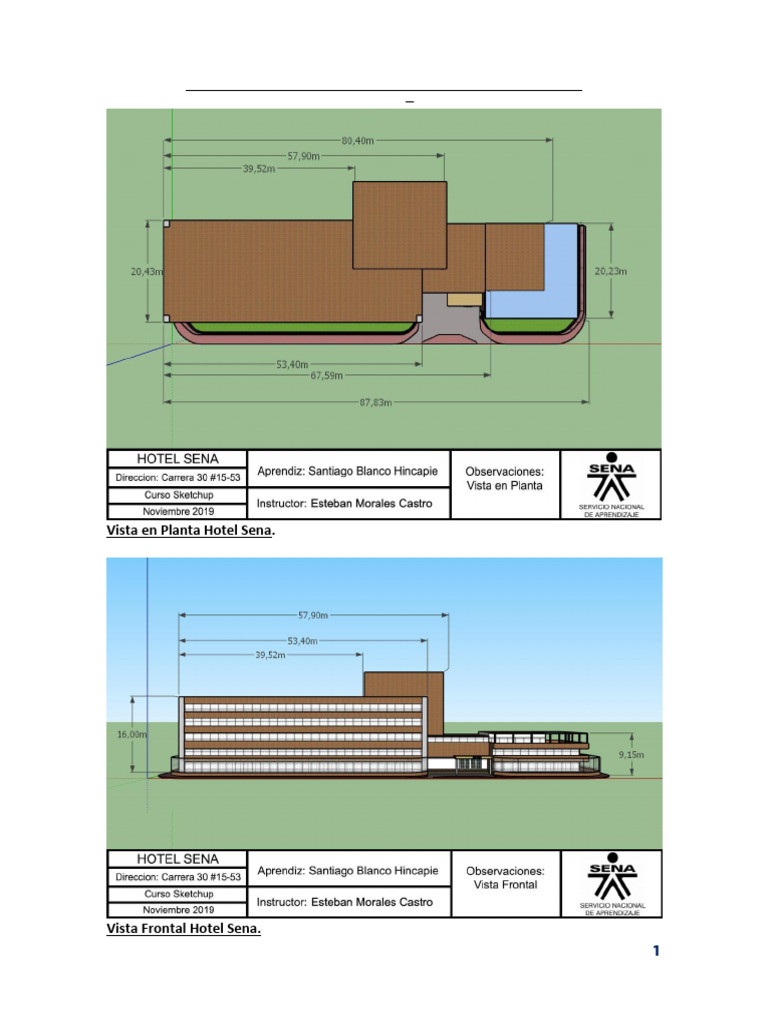 Diseño Hotel Sena en Carrera 30 | PDF