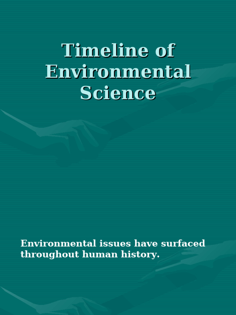 History of Environmental Issues | PDF | Pollution | Water Pollution