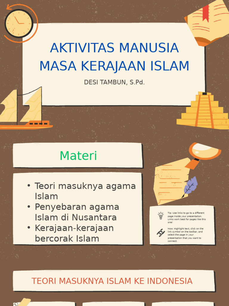 AKTIVITAS MANUSIA MASA KERAJAAN ISLAM | PDF