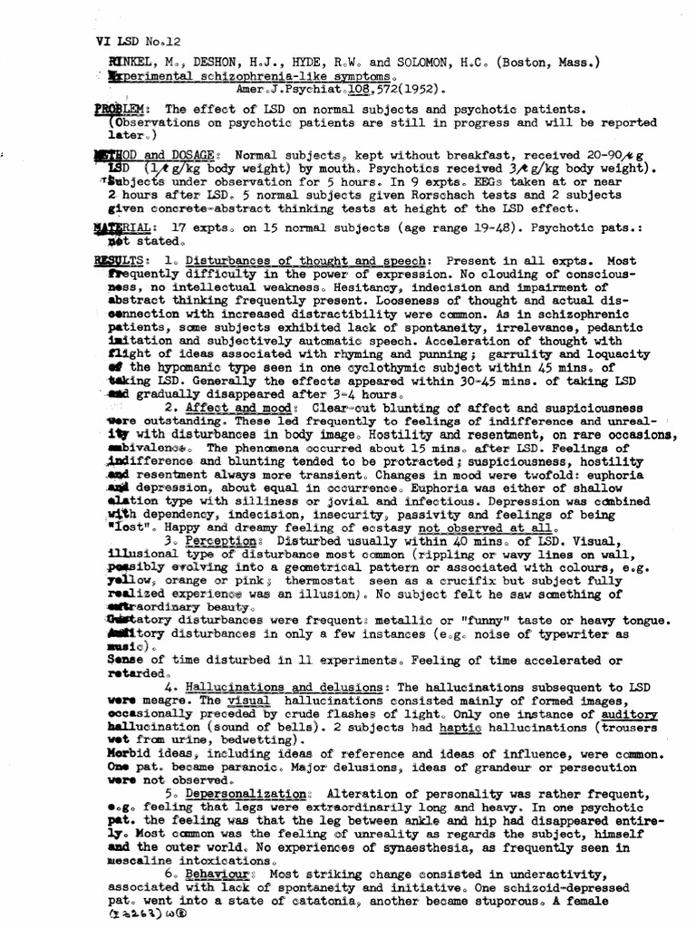 1952_rinkel_1472_1 | PDF | Psychosis | Schizophrenia