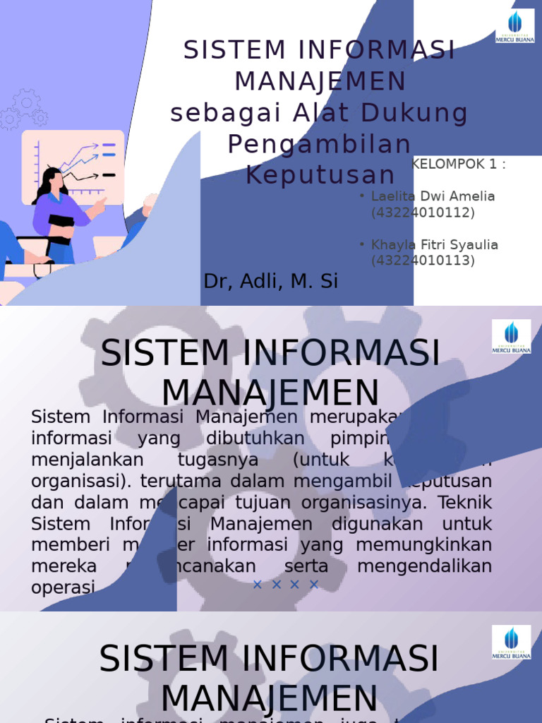 Sistem Informasi Manajemen Sebagai Alat Dukung Pengambilan Keputusan - Kelompok 1 | PDF