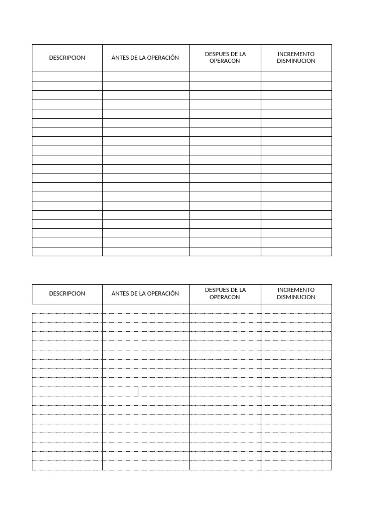 Hojas para Conta | PDF