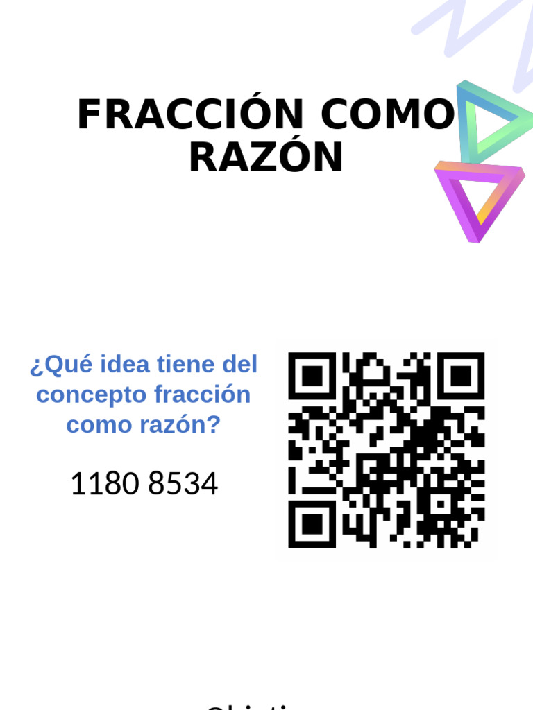 Fracción Como Razón | PDF