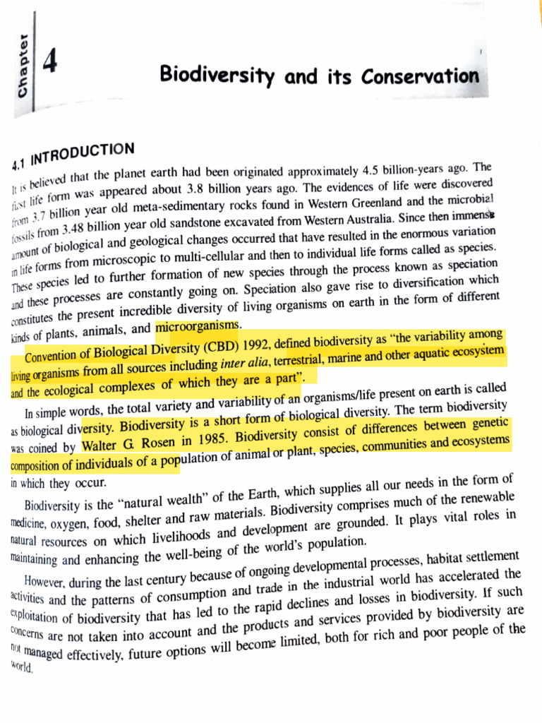 Unit 4 Biodiversity[1] | PDF | Biodiversity | Ecosystem