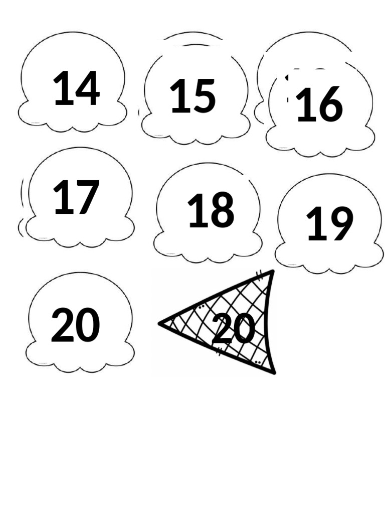 Helados 1 Al 20 | PDF