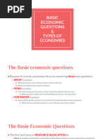 Three Basic Economic Questions Explained | PDF | Economic System ...