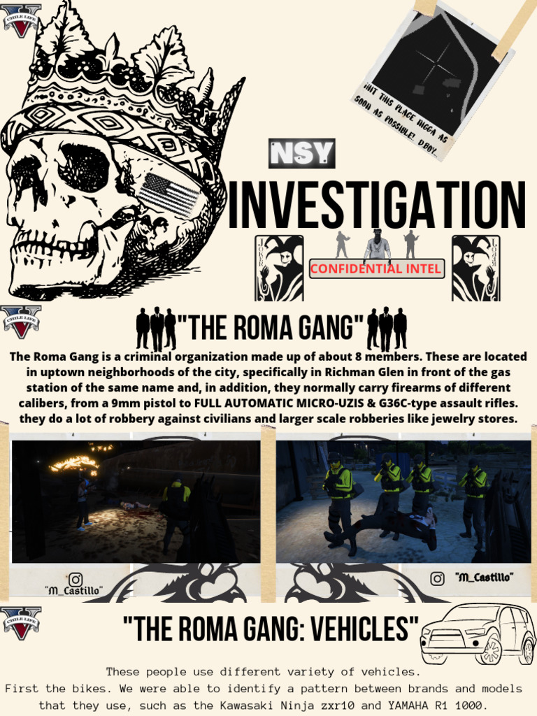 The Roma Gang Heist by NSY. | PDF