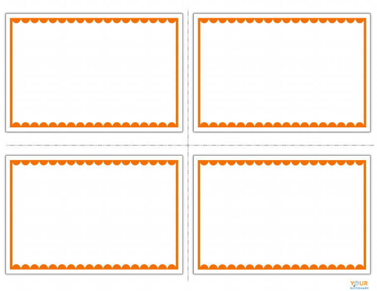 Blank Flashcards | PDF