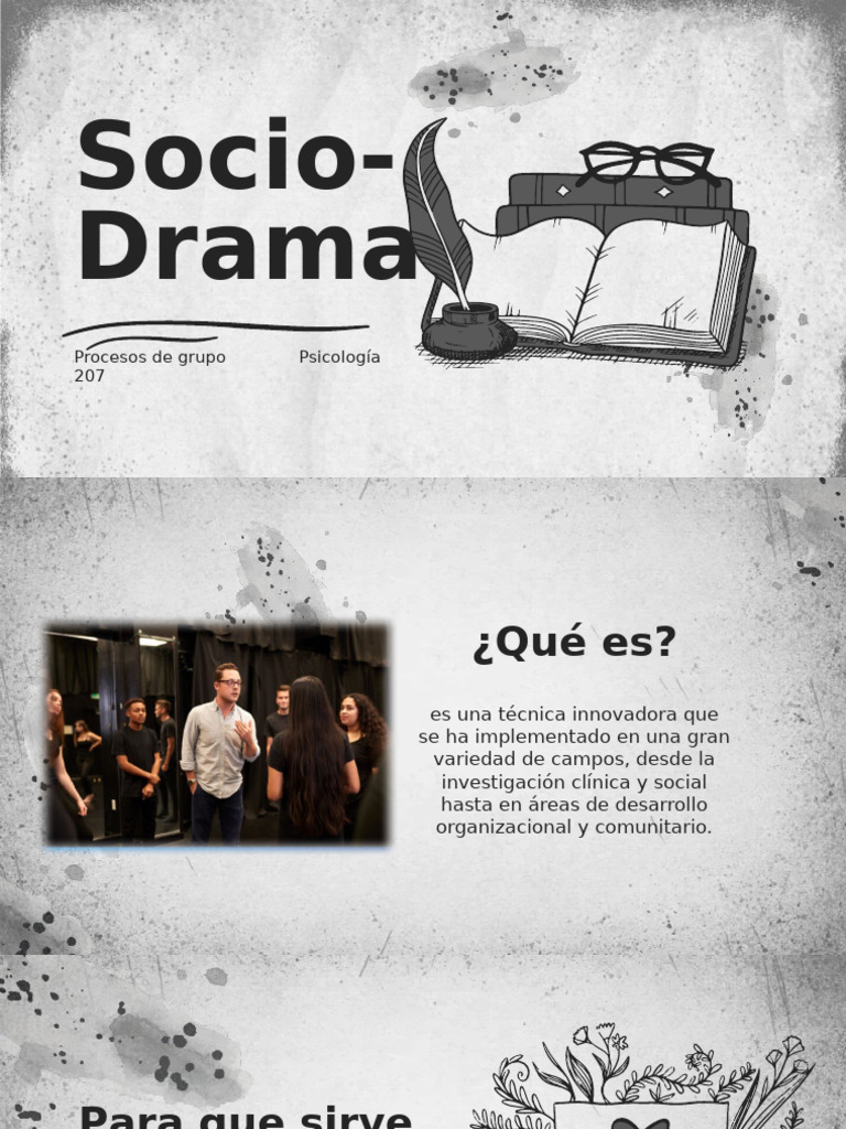 SOCIODRAMA | PDF | Sicología | Ciencias del comportamiento